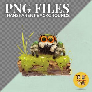 55 Cute Spiders Clipart Pack INSTANT DOWNLOAD 55 Adorable Illustrations ...