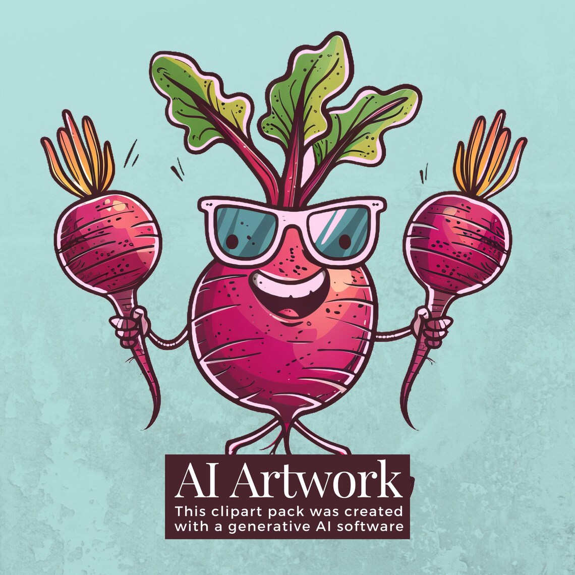 20 Veggie Band Clipart Pack INSTANT DOWNLOAD 20 Musical Vegetable ...