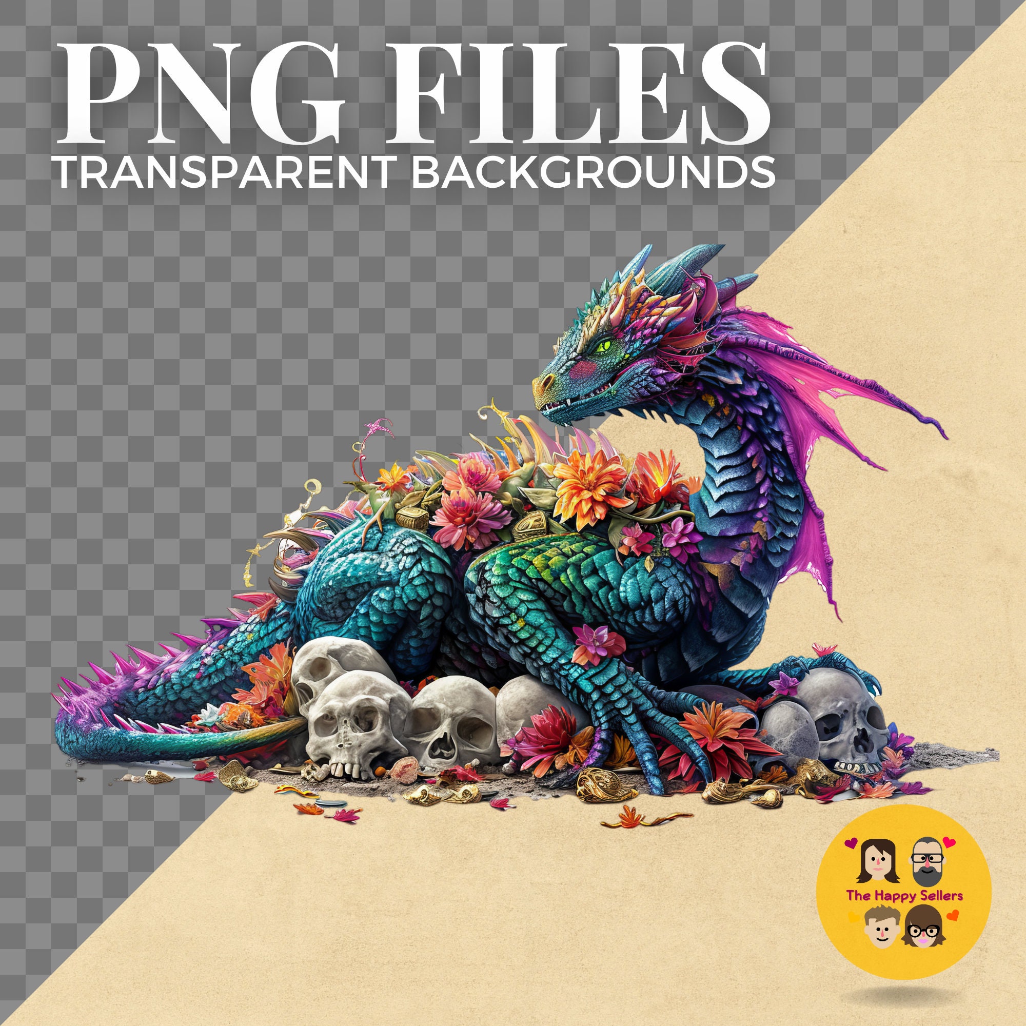 135 Dragons Clipart Bundle Instant Download, Mythical Creature ...