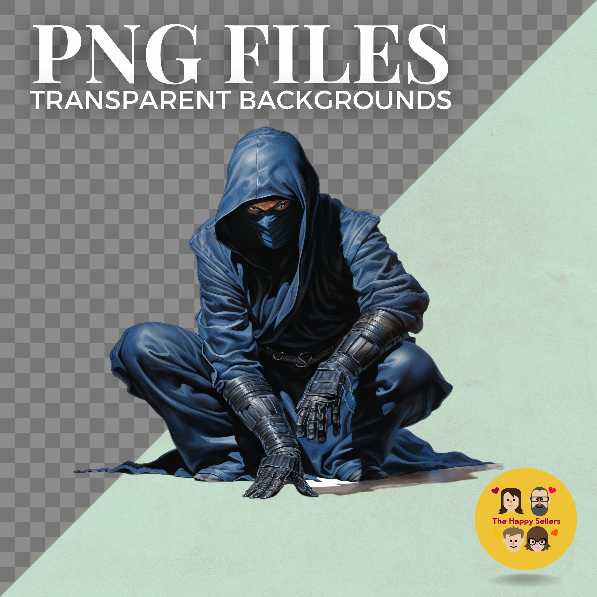 80 Ninja Clipart Pack INSTANT DOWNLOAD 80 Stealthy Ninja - Etsy