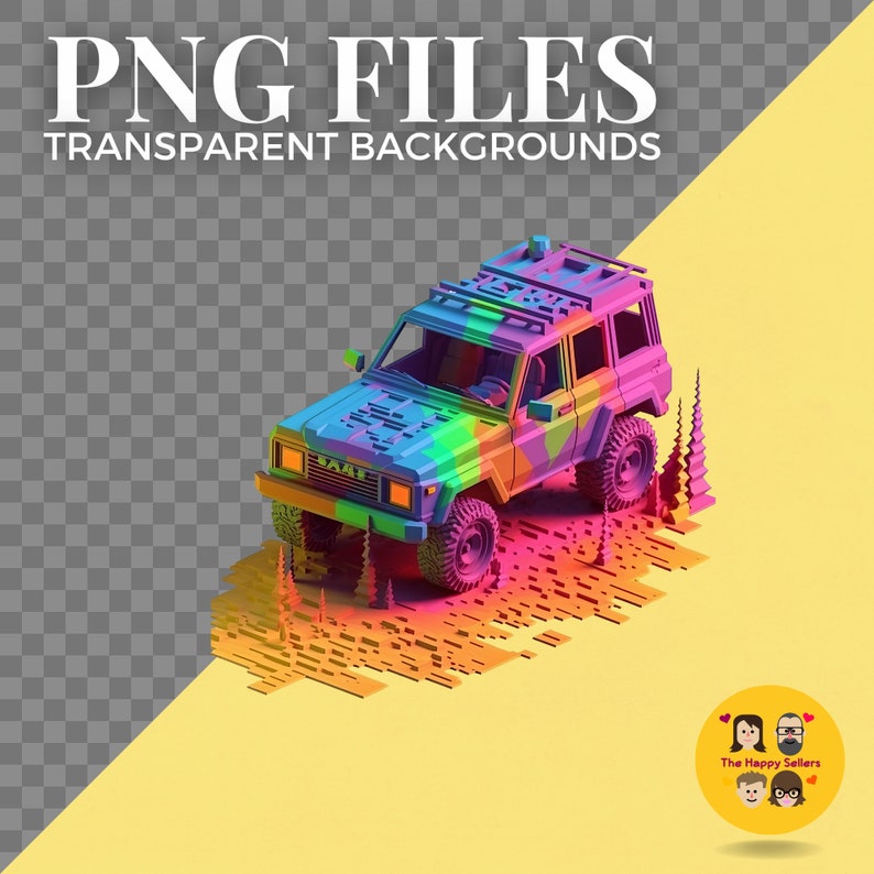 16 Voxel Atvs Clipart Pack INSTANT DOWNLOAD 16 All-terrain Vehicle ...