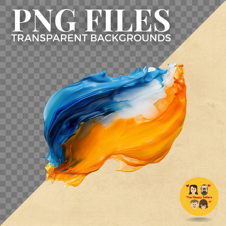 20 Color Smears Clipart Pack INSTANT DOWNLOAD 20 Vivid Color Smear ...