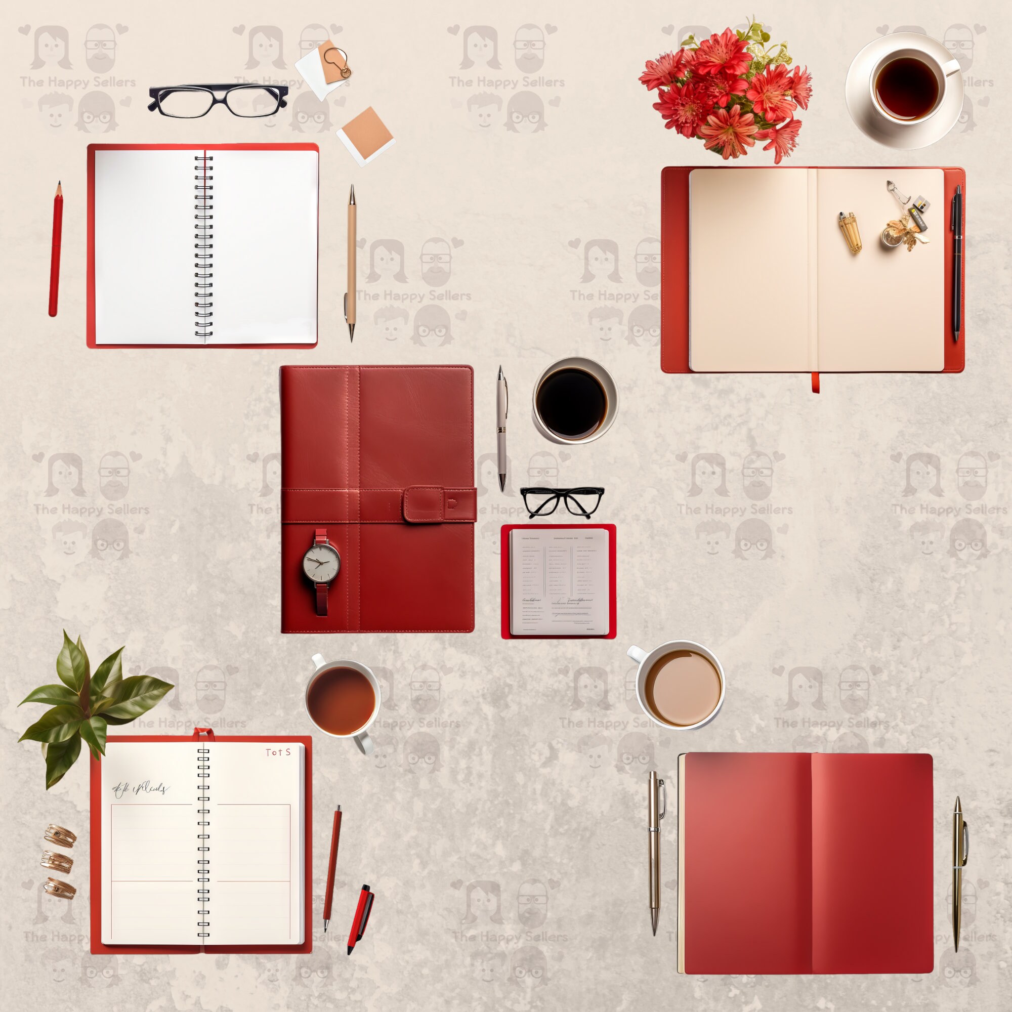 20 Bold Planners Clipart Pack INSTANT DOWNLOAD 20 Planner Illustrations ...