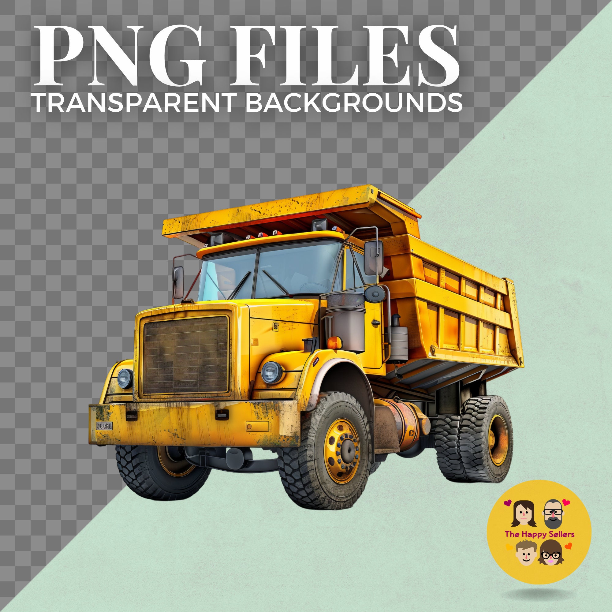 35 Construction Vehicles Clipart Pack INSTANT DOWNLOAD, PNG Transparent ...