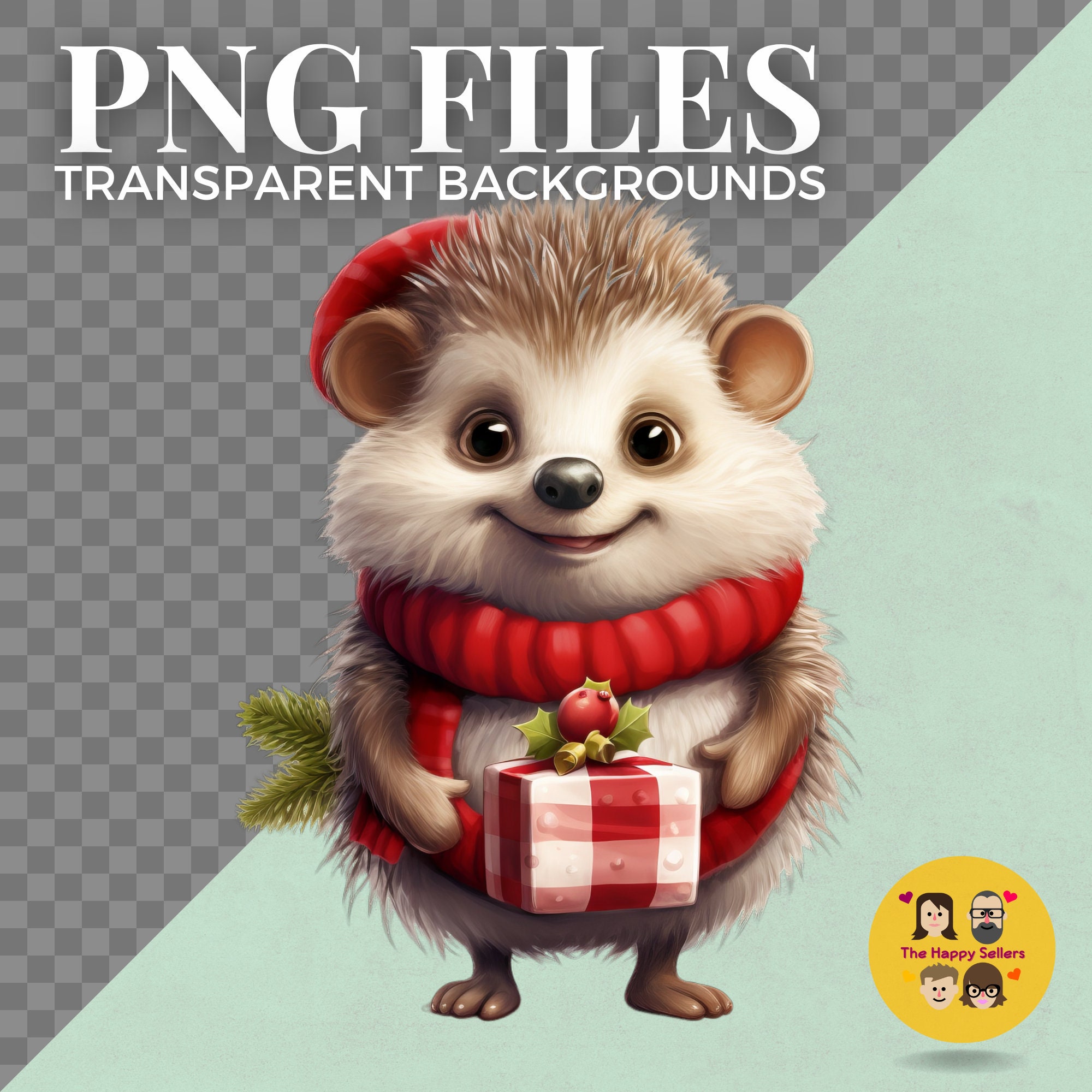 30 Forest Animals Christmas Clipart Pack INSTANT DOWNLOAD - Etsy