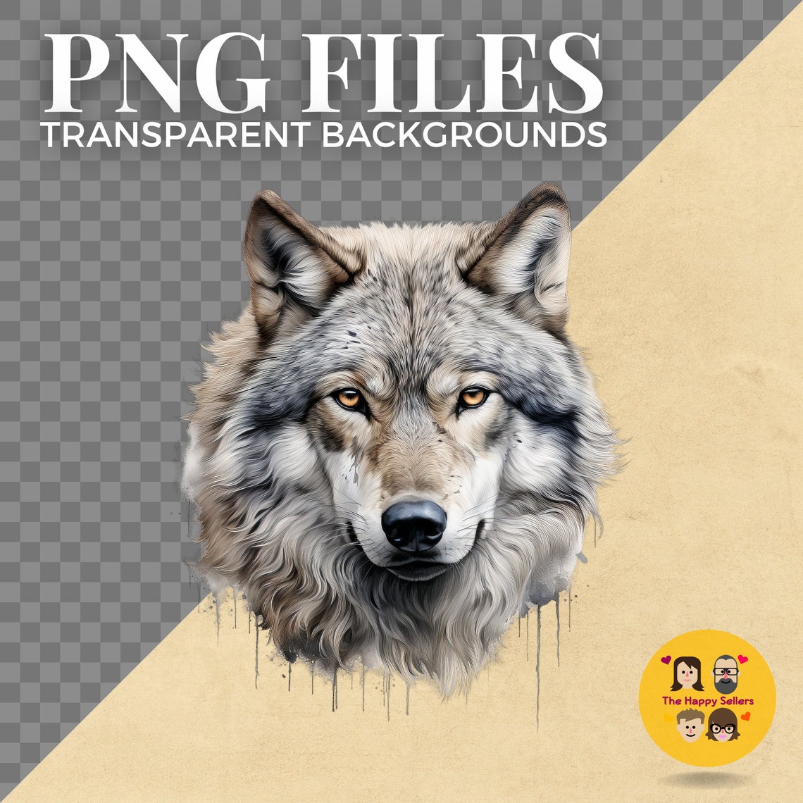 20 Realistic Wolves Clipart Pack INSTANT DOWNLOAD 20 Wolf Illustrations ...