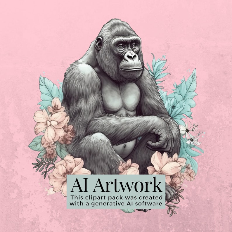 17 Vintage Jungle Animals Clipart Pack INSTANT DOWNLOAD 17 - Etsy