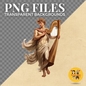 20 Greek Mythology Clipart Pack INSTANT DOWNLOAD 20 Greek Gods ...