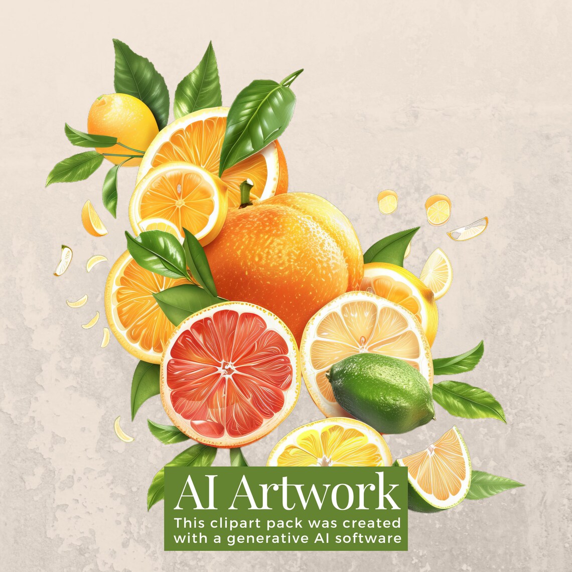 30 Citrus Corner Designs Clipart Pack - INSTANT DOWNLOAD, PNG ...