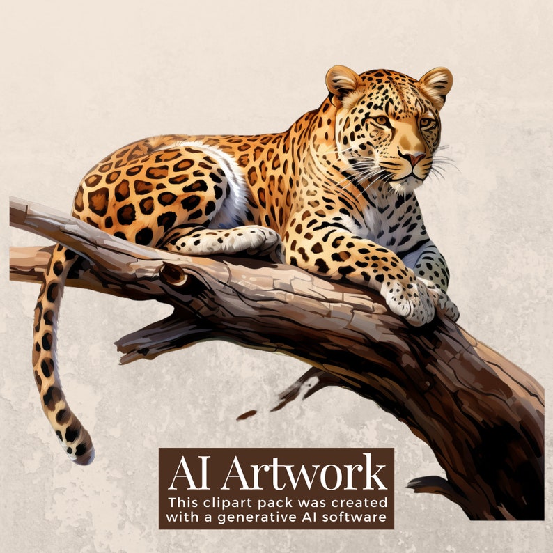 10 Big Cats Clipart Pack INSTANT DOWNLOAD 10 Majestic Big Cat ...