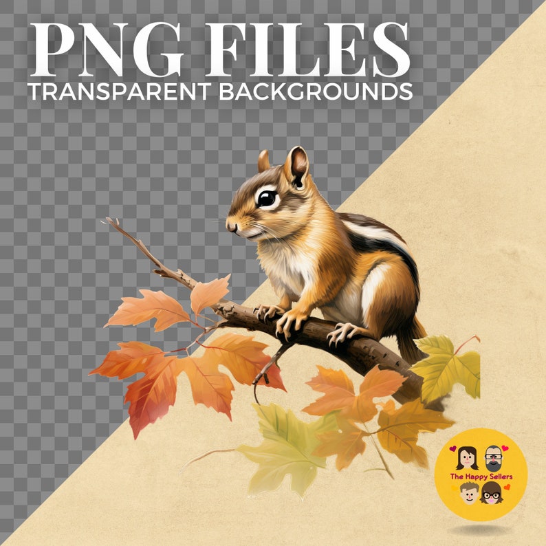 20 Chipmunk Clipart Pack INSTANT DOWNLOAD 20 Adorable Chipmunk ...