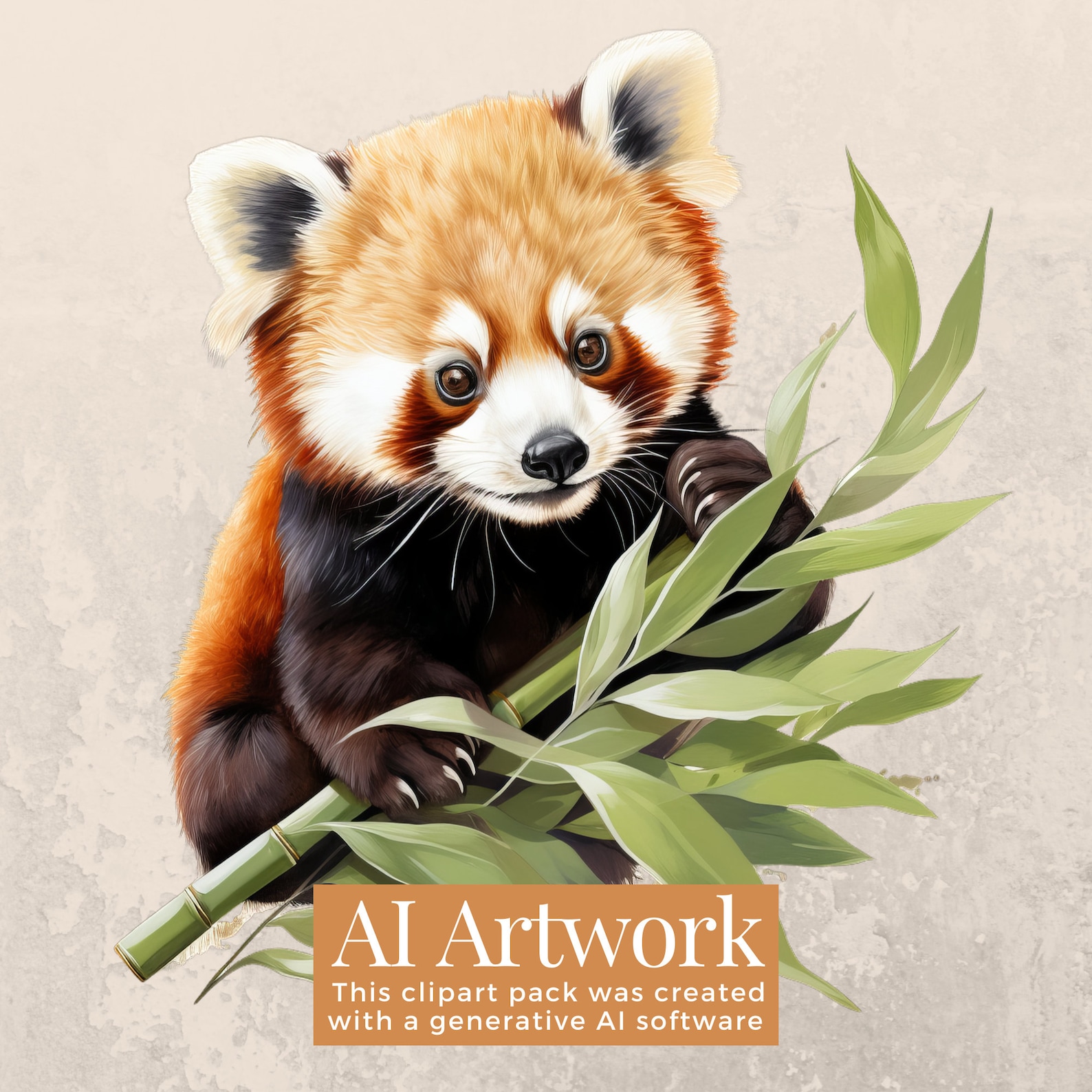 10 Red Pandas Clipart Pack INSTANT DOWNLOAD 10 Red Panda Illustrations ...