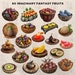 80 Imaginary Fantasy Fruits Clipart Pack INSTANT DOWNLOAD 80 Fruit ...