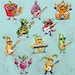 20 Veggie Band Clipart Pack INSTANT DOWNLOAD 20 Musical Vegetable ...