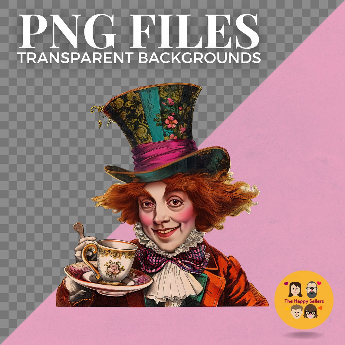 60 Alice in Wonderland Clipart Pack INSTANT DOWNLOAD 60 Whimsical ...