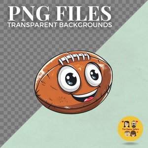 20 Smiling Sport Balls Clipart Pack INSTANT DOWNLOAD 20 Fun Sport Ball ...