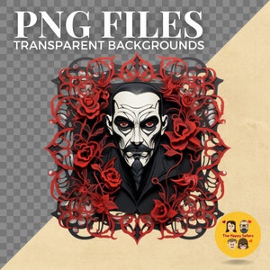 20 Vampires Clipart Pack INSTANT DOWNLOAD 20 Mysterious Vampire ...