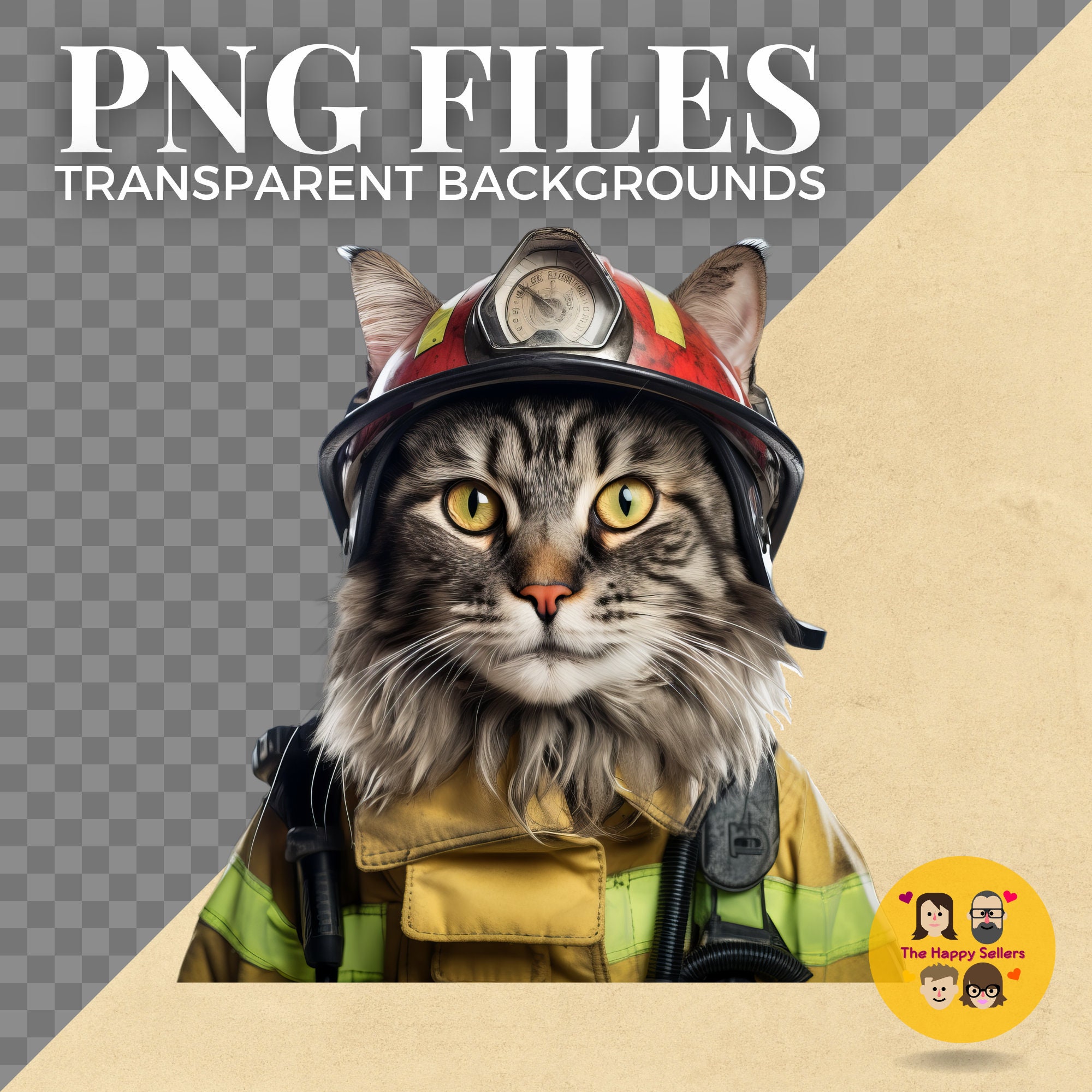 44 Cats at Work Clipart Pack INSTANT DOWNLOAD 44 Cat Illustrations, PNG ...