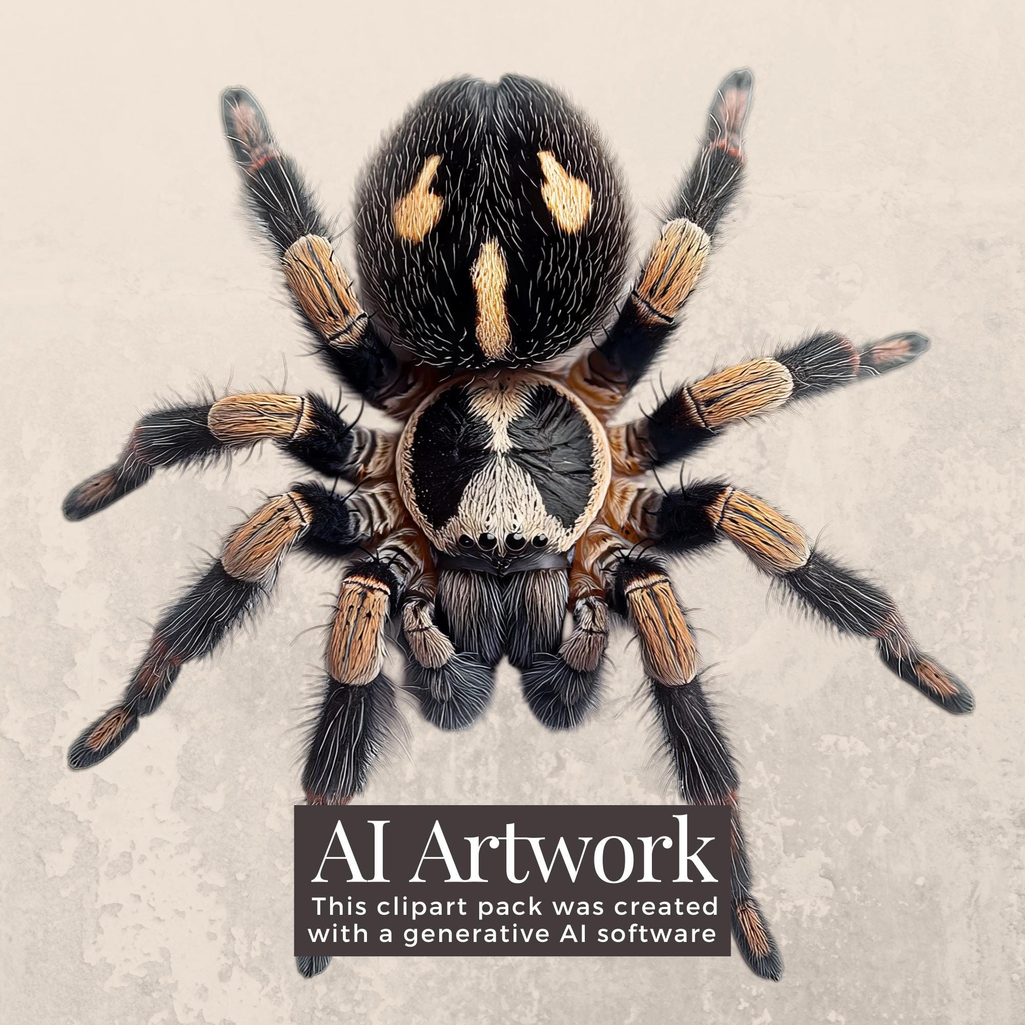 95 Realistic Spiders Clipart Pack INSTANT DOWNLOAD 95 Spider ...