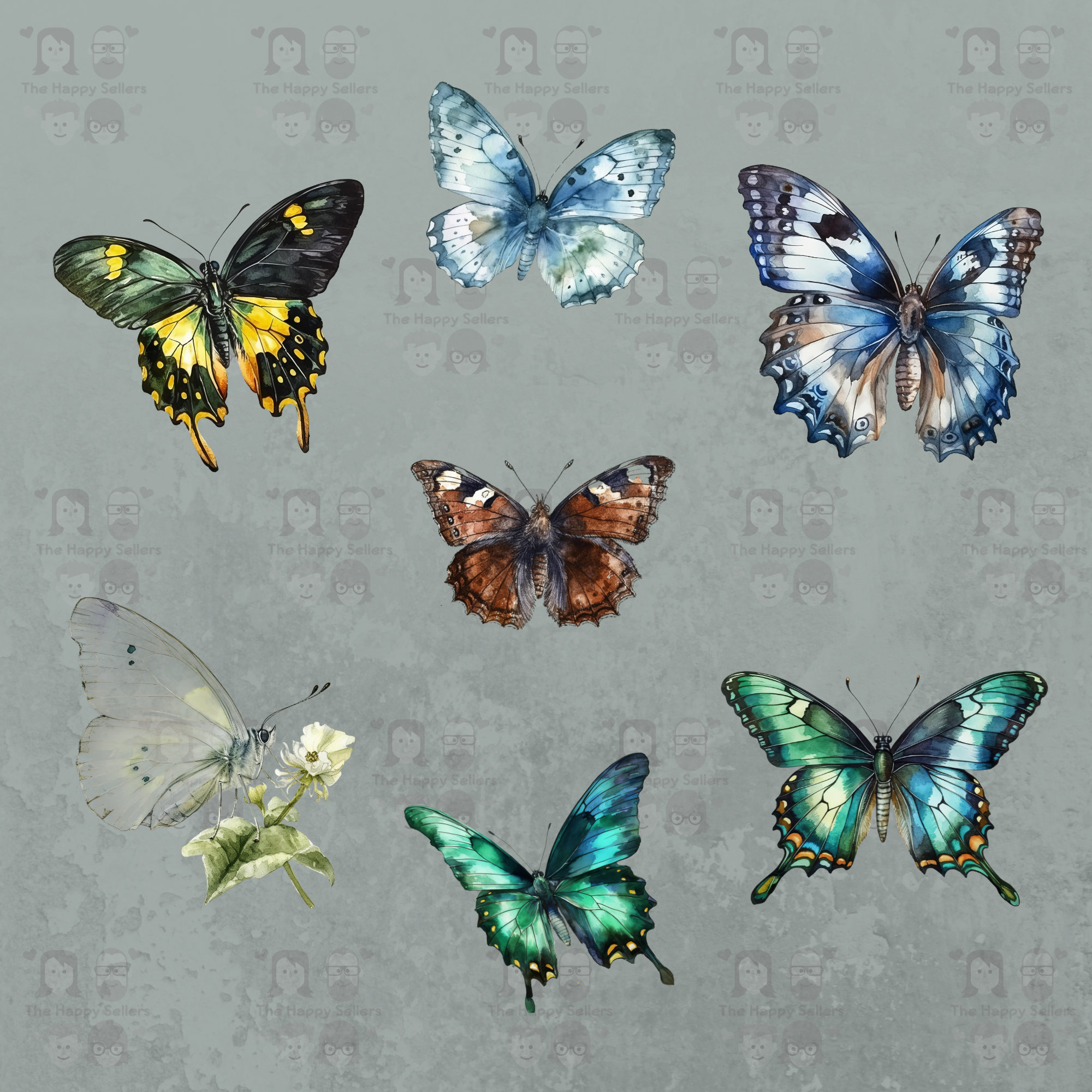 22 Butterfly Clipart Pack INSTANT DOWNLOAD Butterfly - Etsy