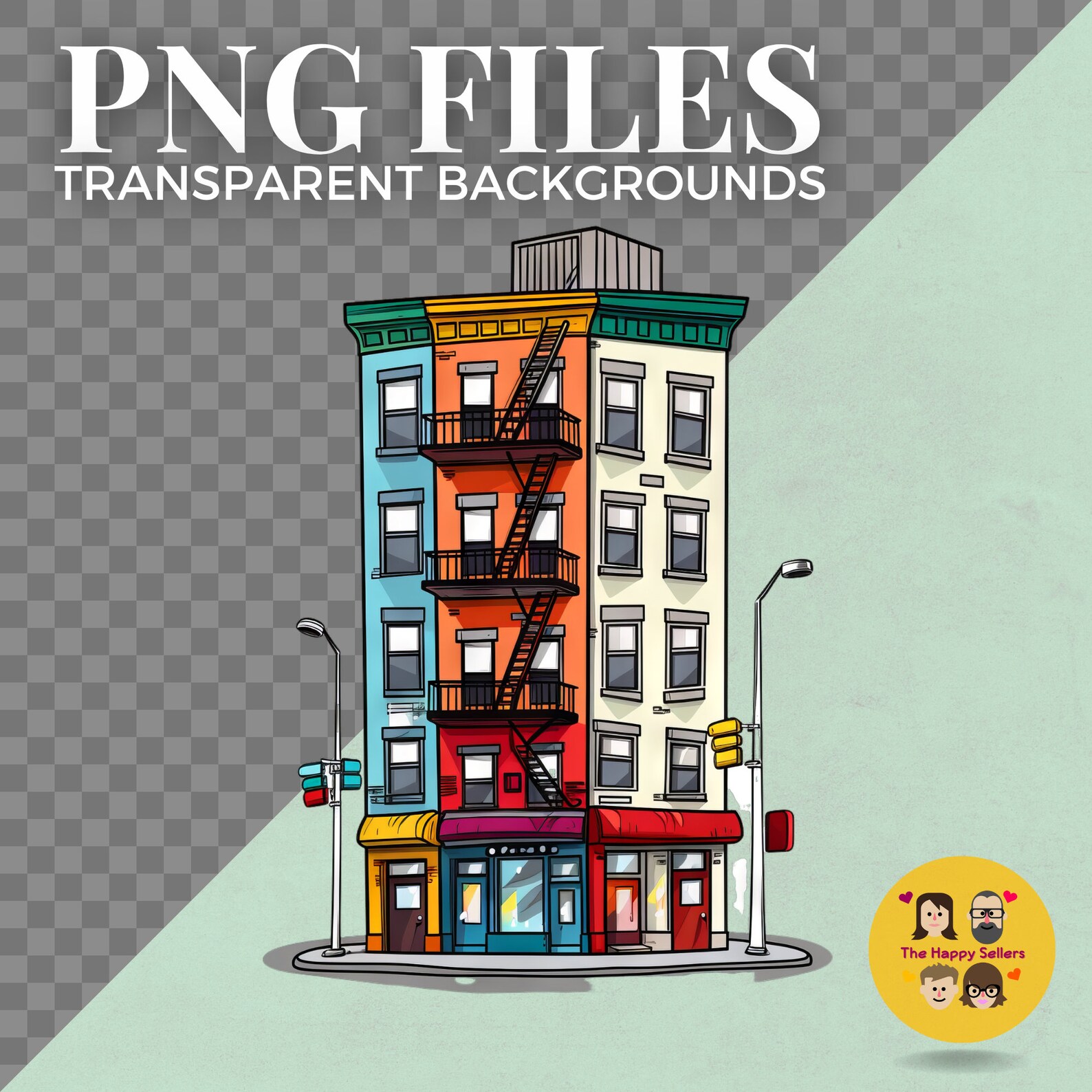 20 City Buildings Clipart Pack INSTANT DOWNLOAD 20 Building ...