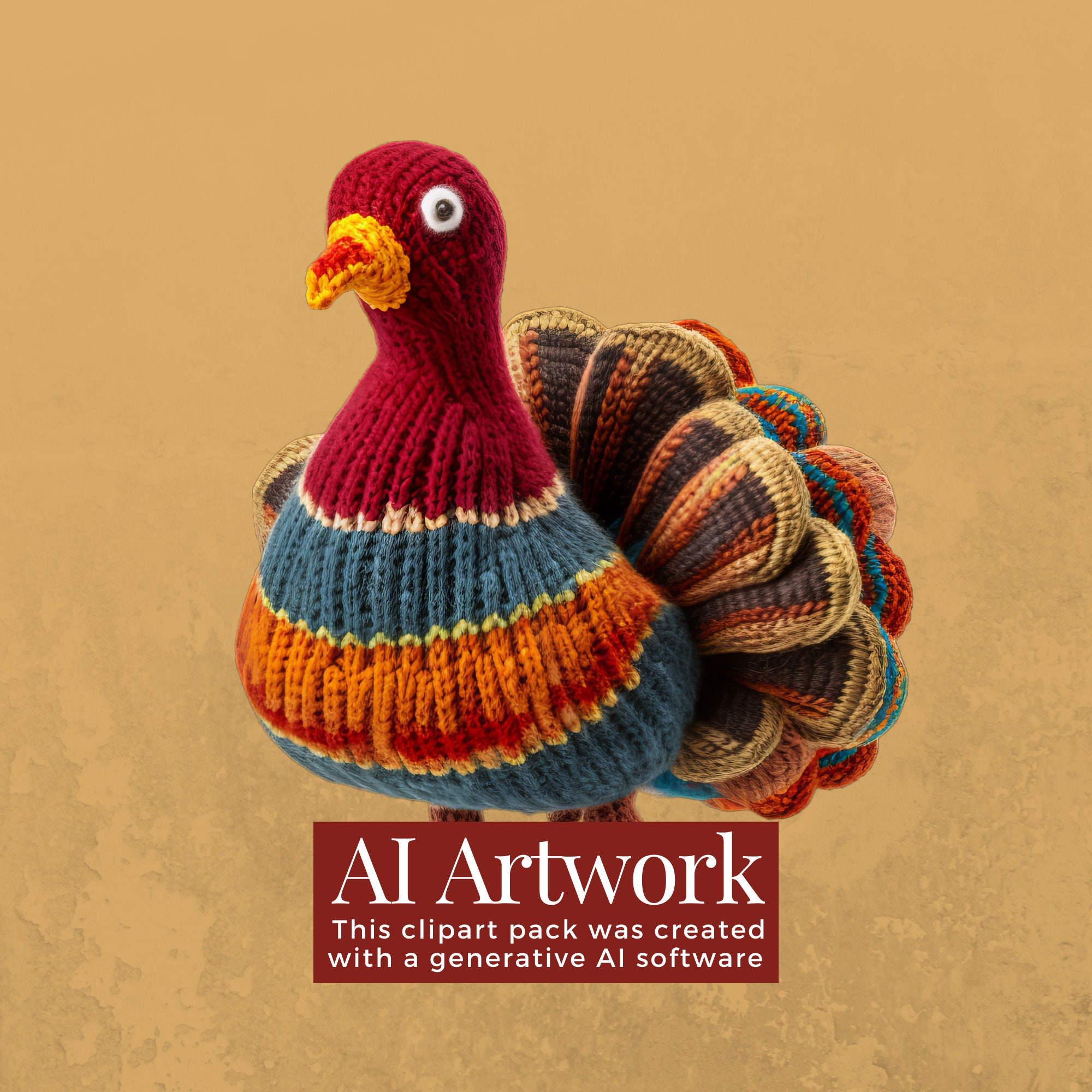 40 Yarn Farm Animals Clipart Pack INSTANT DOWNLOAD Yarn Animal - Etsy