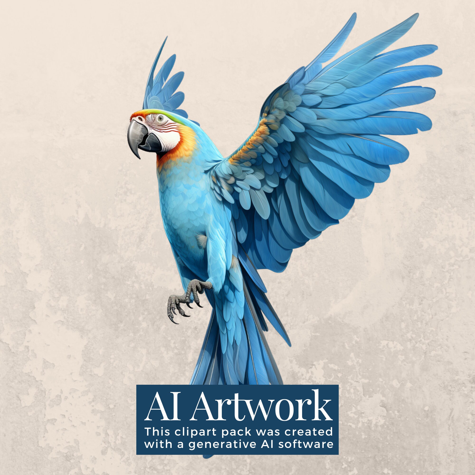 20 Beautiful Macaws Clipart Pack INSTANT DOWNLOAD 20 Vibrant ...