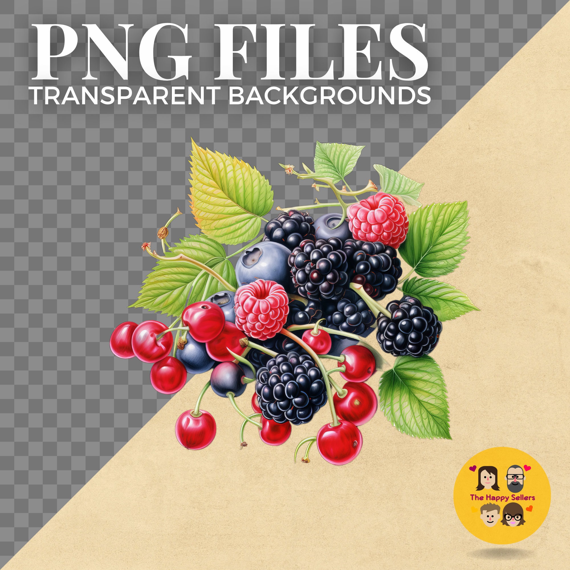 40 Realistic Berries Clipart Pack INSTANT DOWNLOAD 40 Berry ...