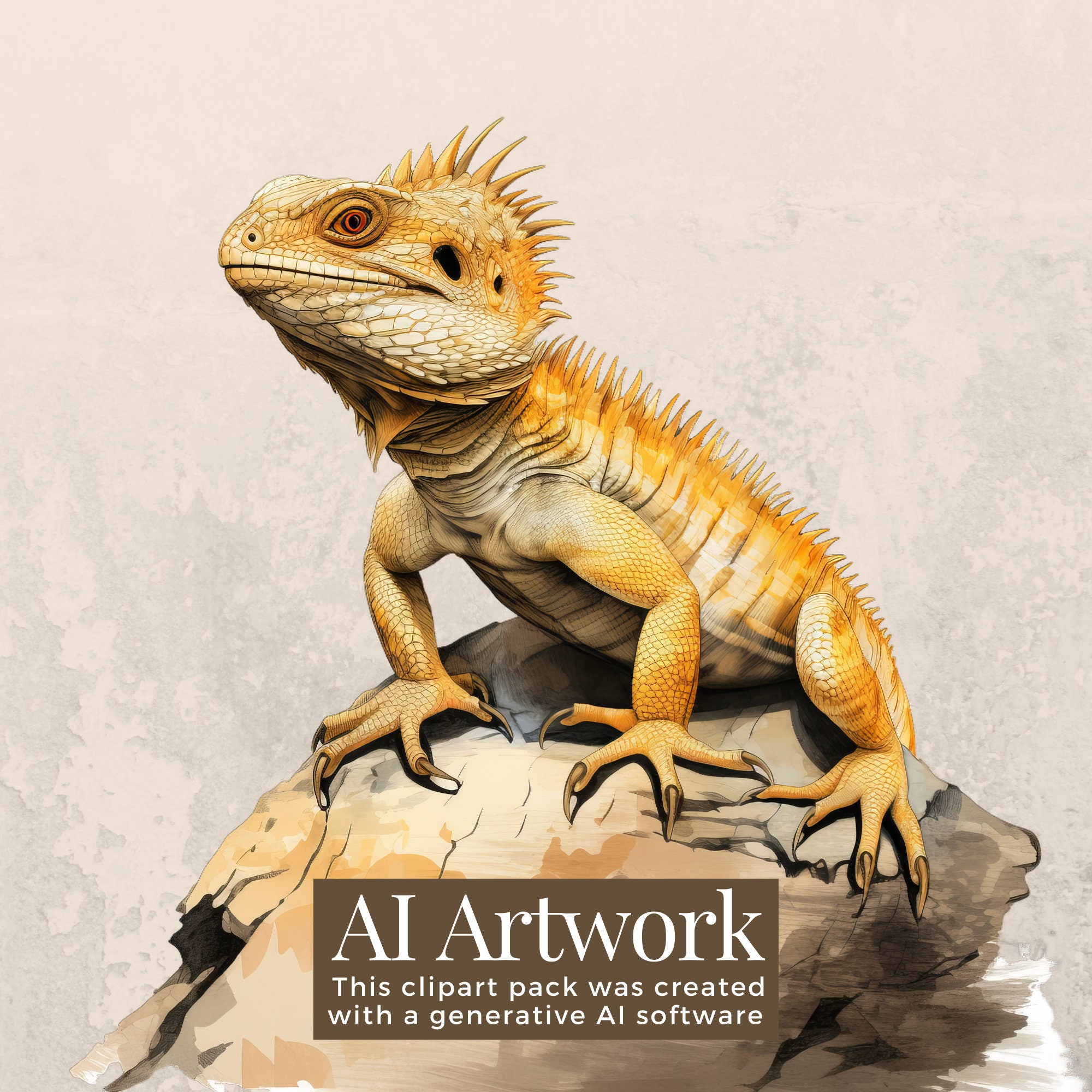 30 Amphibians and Reptiles Clipart Pack - INSTANT DOWNLOAD, PNG ...