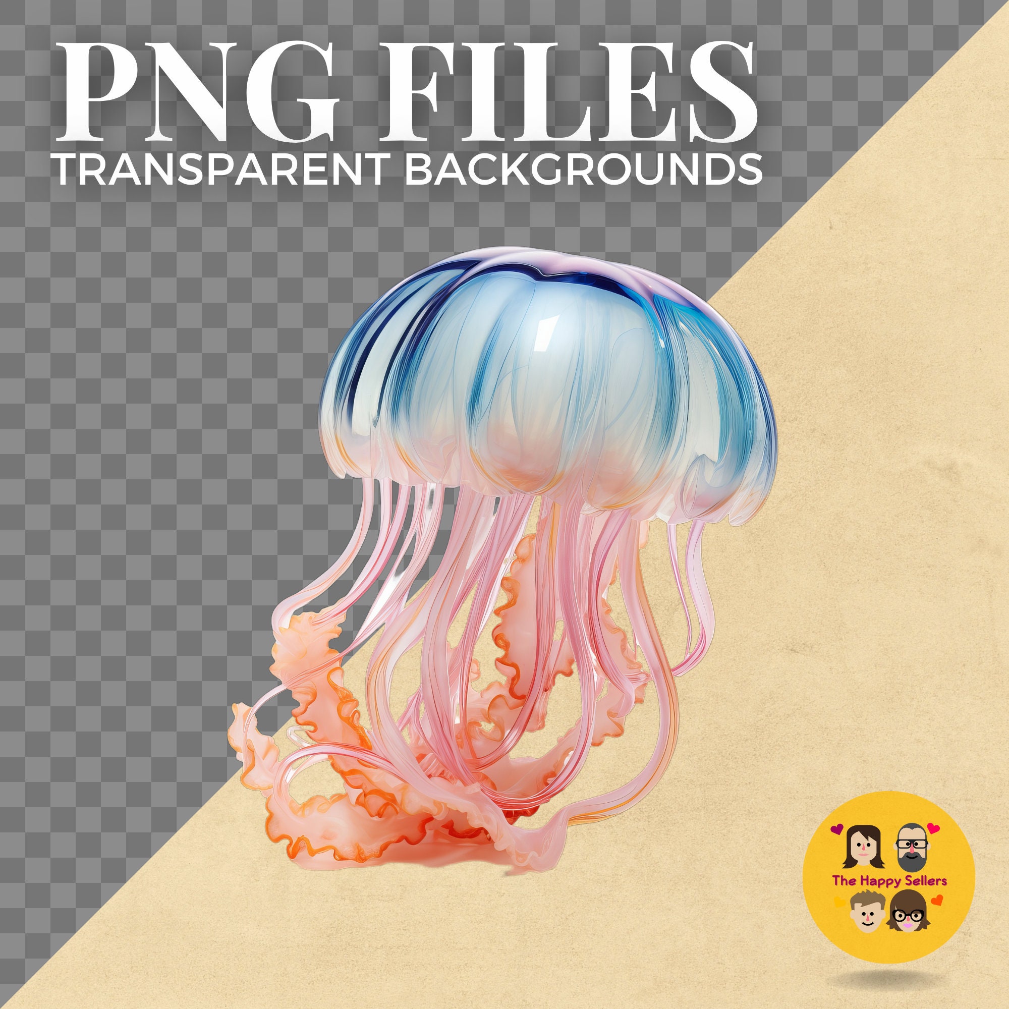 40 Colorful Jellyfish Clipart Pack INSTANT DOWNLOAD 40 Vibrant ...