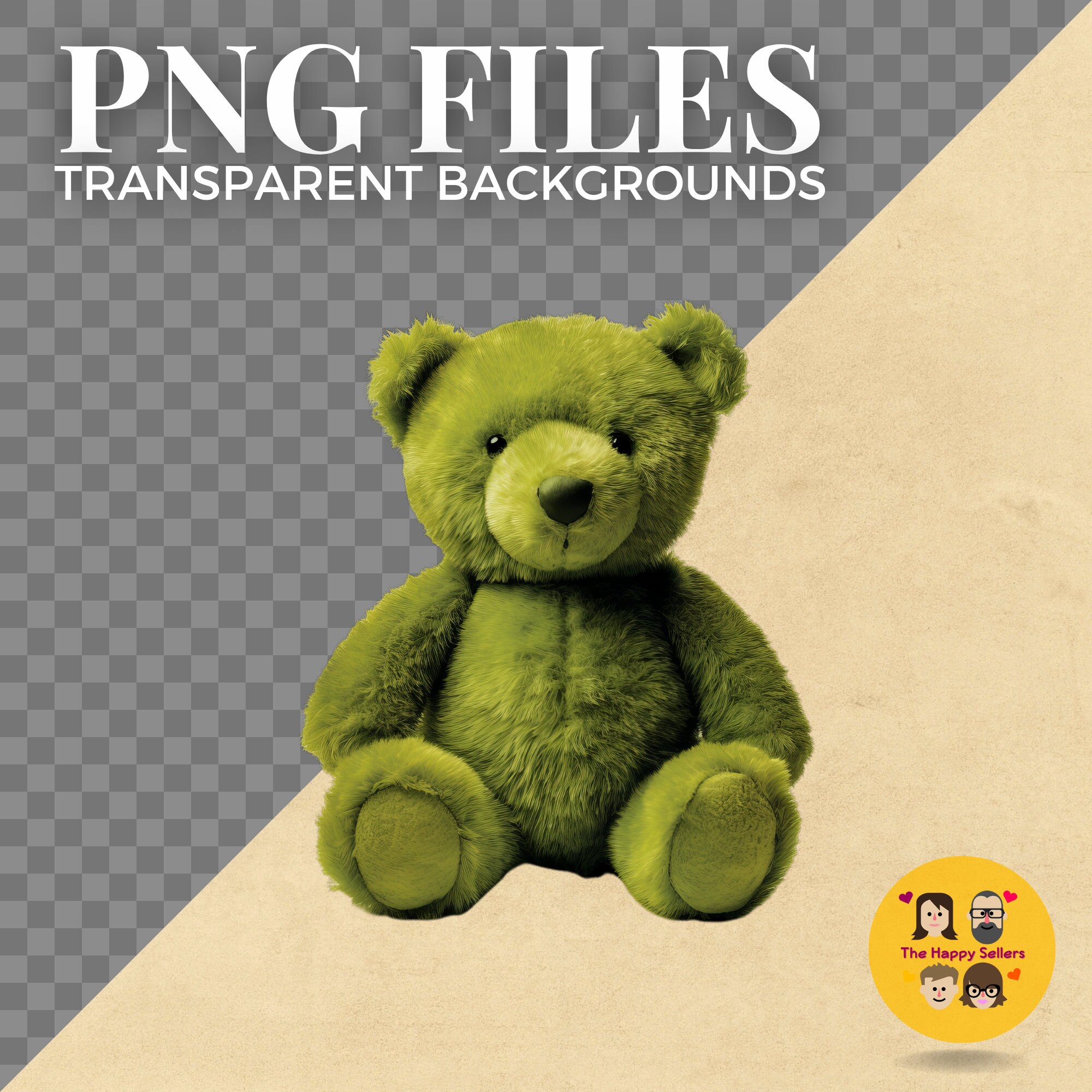 10 Colorful Teddy Bears Clipart Pack - INSTANT DOWNLOAD, PNG Images ...