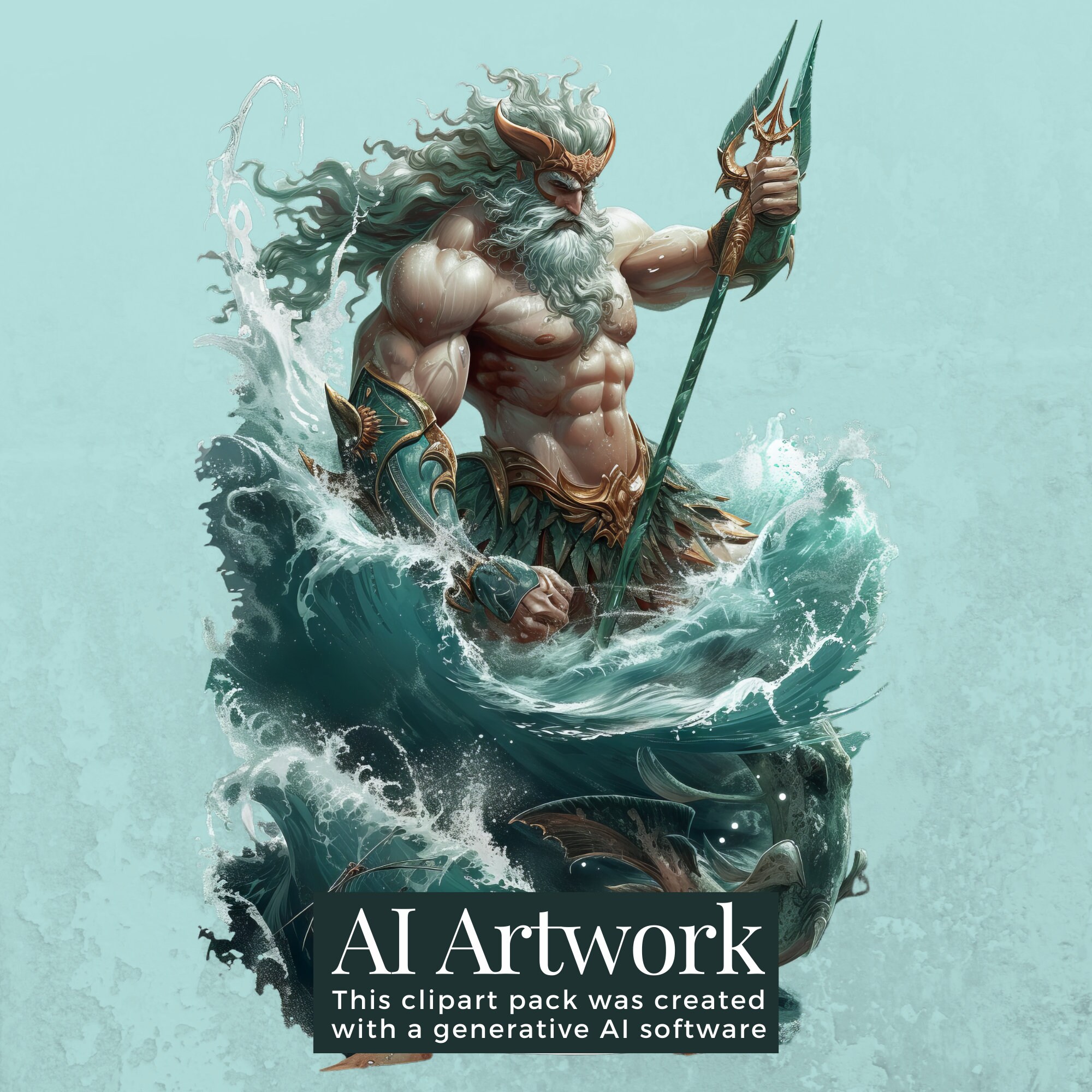 50 Greek Mythology Clipart Pack INSTANT DOWNLOAD Mythical Gods and ...