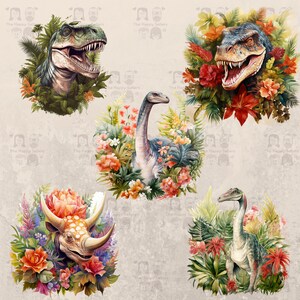 20 Realistic Dinosaurs Clipart Pack INSTANT DOWNLOAD 20 Realistic ...