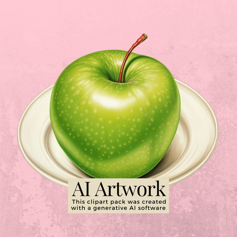 40 Vintage Apples Clipart Pack INSTANT DOWNLOAD Vintage Apple ...
