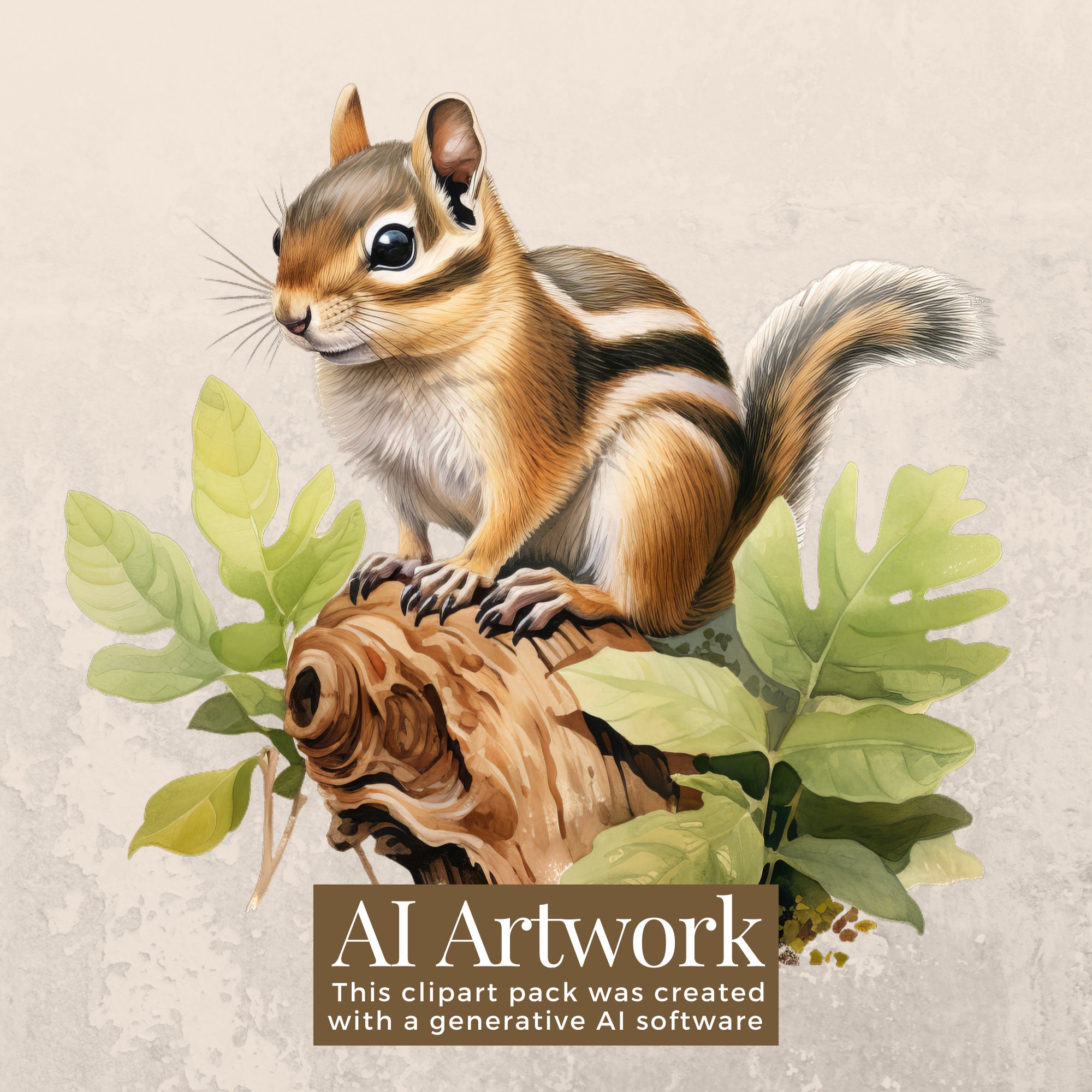 20 Chipmunk Clipart Pack INSTANT DOWNLOAD 20 Adorable Chipmunk ...