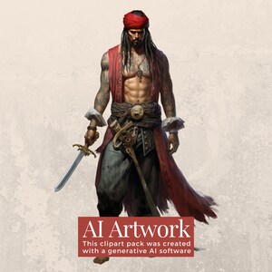 200 Fantasy RPG Pirates Clipart Bundle - Instant Download, PNG Images ...