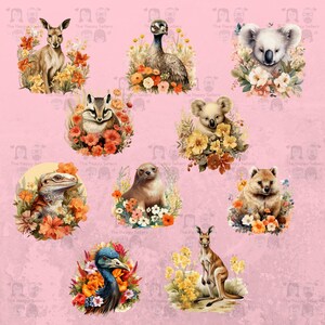 40 Australian Wildlife Clipart Pack INSTANT DOWNLOAD 40 Australian ...