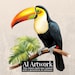 20 Rainforest Animals Clipart Pack INSTANT DOWNLOAD 20 Rainforest ...