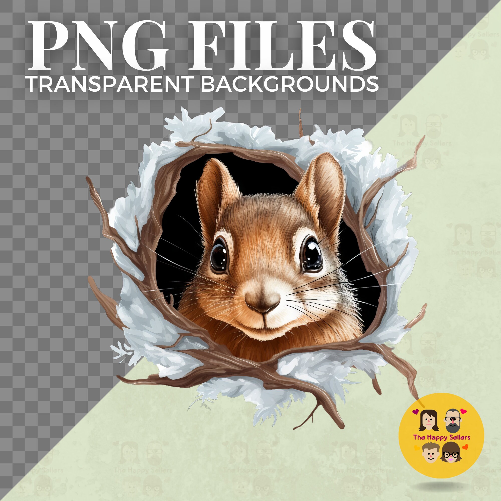 130 Winter Animals Clipart Bundle Instant Download, Wildlife ...