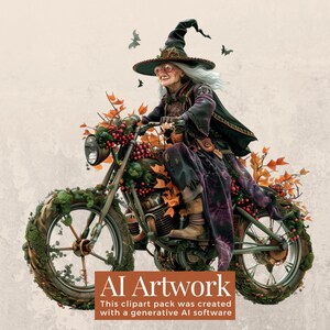 70 Fantasy Magical Bikes Clipart Pack - INSTANT DOWNLOAD, PNG ...