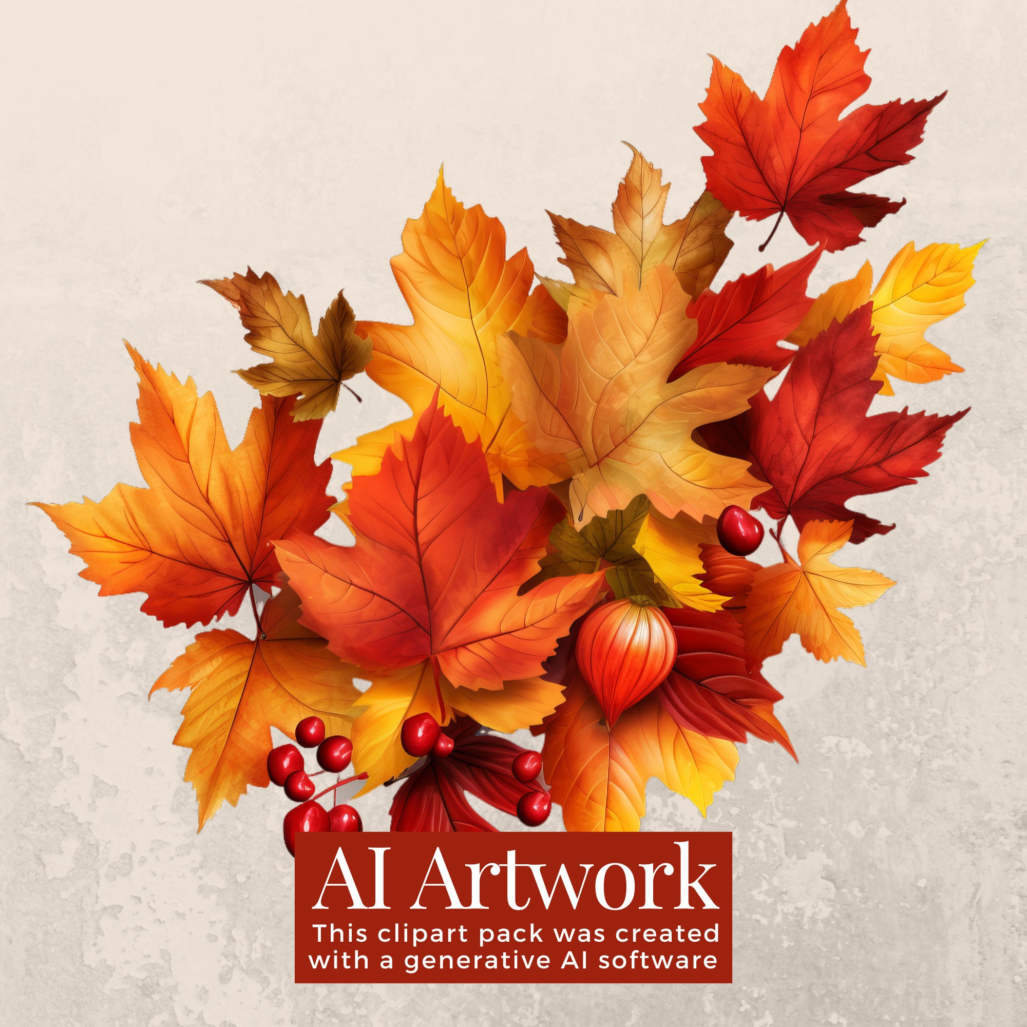 20 Autumn Leaves Corners Clipart Pack INSTANT DOWNLOAD PNG - Etsy