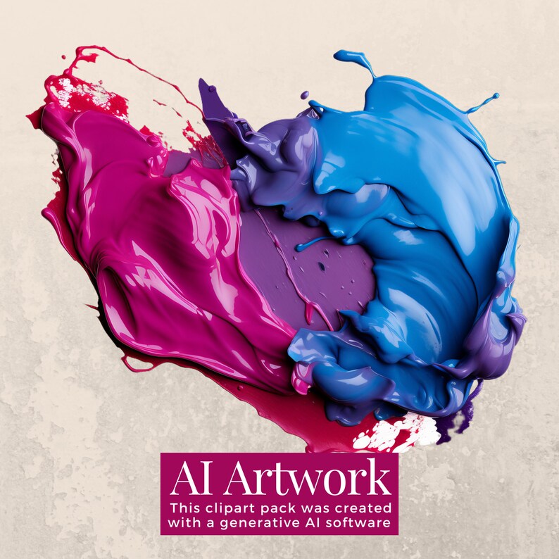 20 Color Smears Clipart Pack INSTANT DOWNLOAD 20 Vivid Color Smear ...