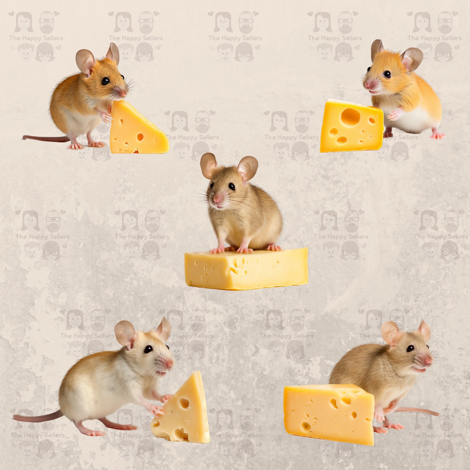 10 Cute Mice Clipart Pack INSTANT DOWNLOAD 10 Adorable Mouse ...