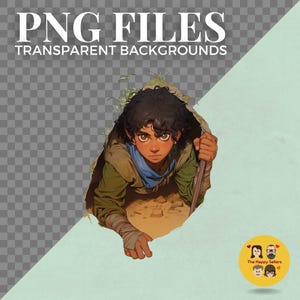 75 Halfling Clipart Pack INSTANT DOWNLOAD 75 Fantasy Character ...