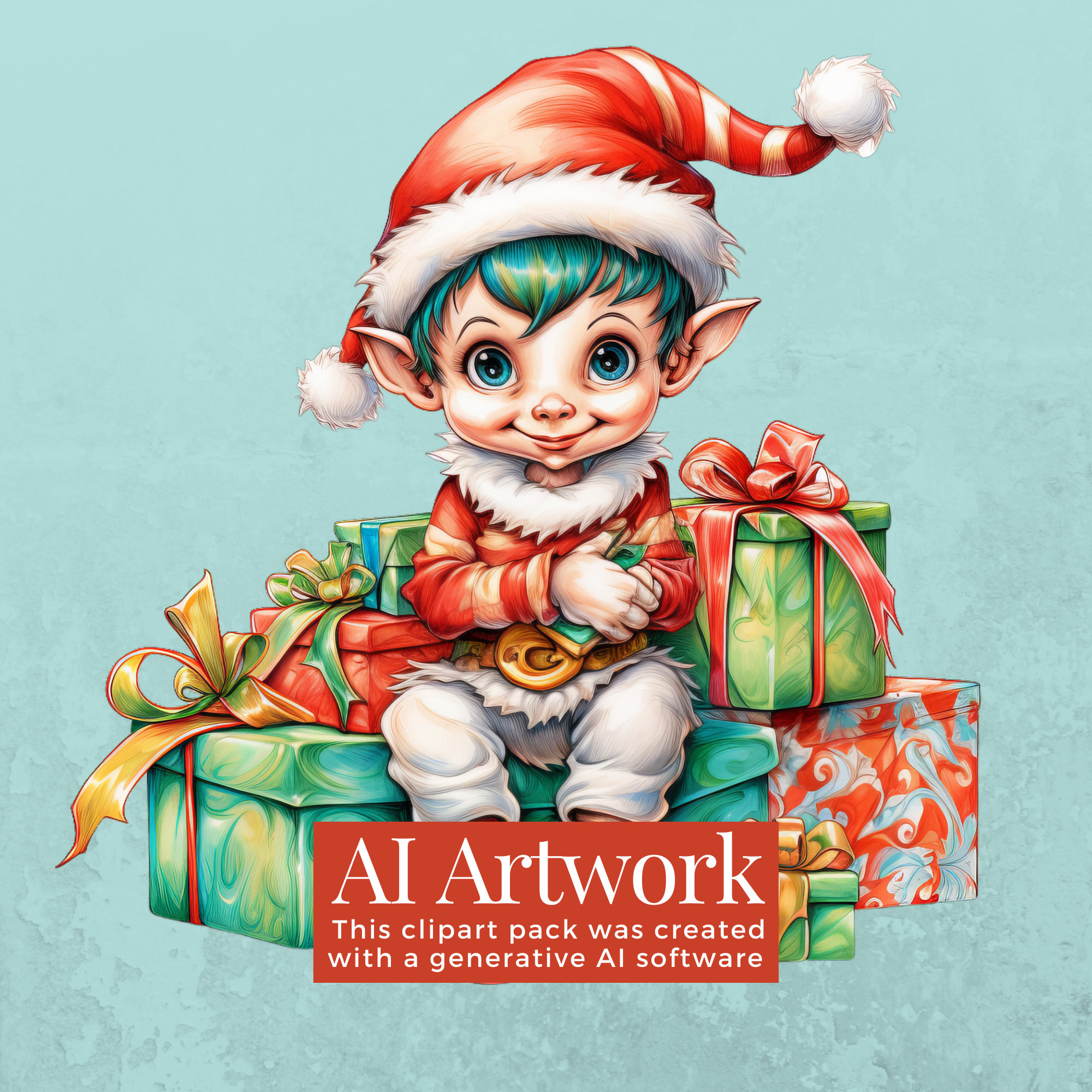 10 Christmas Elves Clipart Pack INSTANT DOWNLOAD 10 Christmas Elf Illustrations, PNG Transparent ...