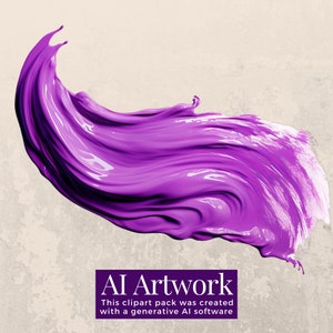 20 Neon Colors Smears Clipart Pack INSTANT DOWNLOAD 20 Vivid Neon Smear ...