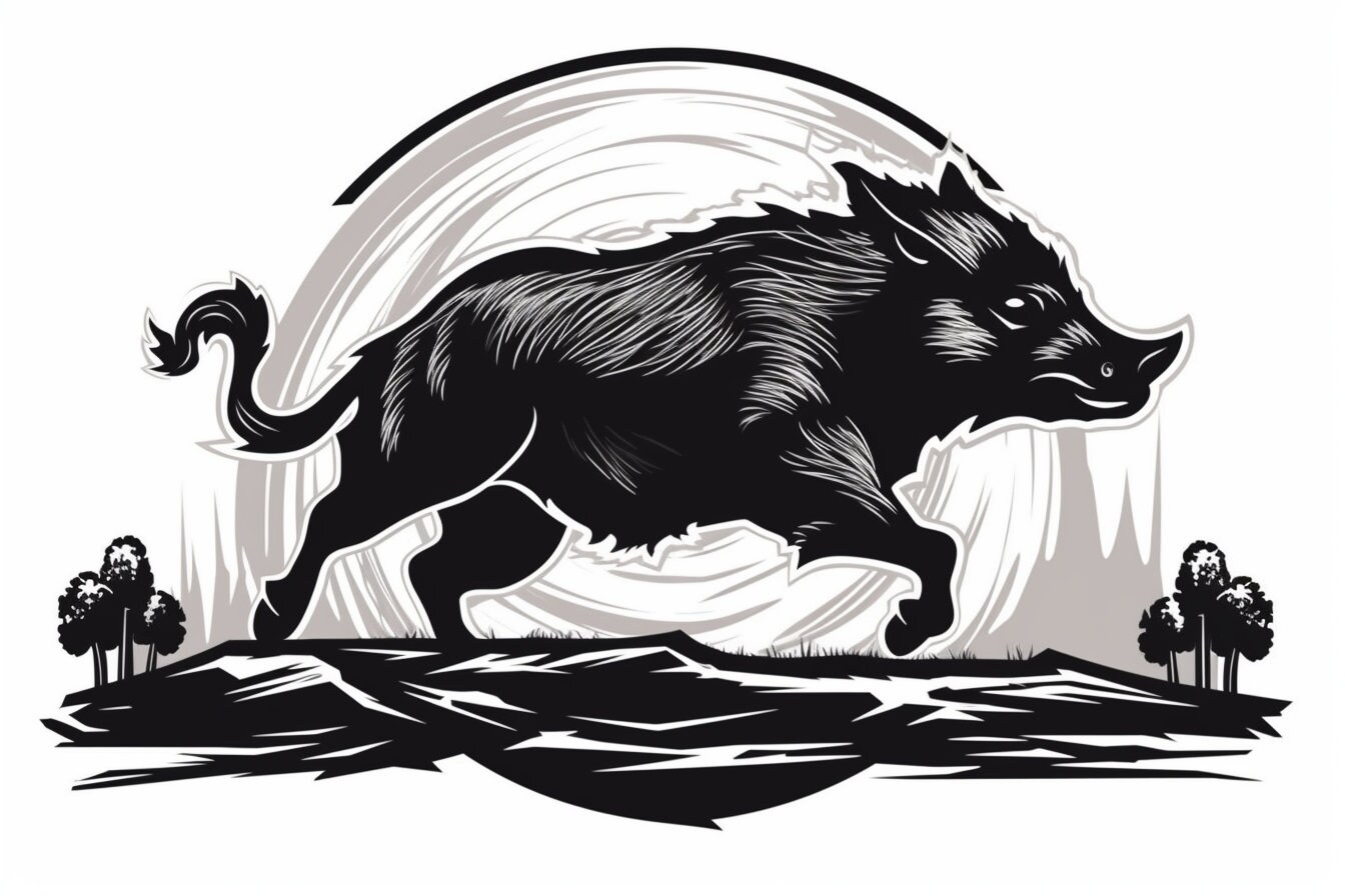 Hog Boar Scene Bundle - Etsy