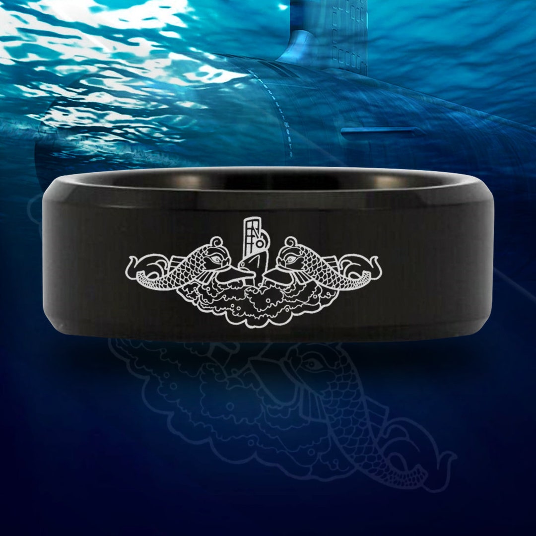 Submariner Custom Personalize Laser Engrave Tungsten Wedding Band Ring ...