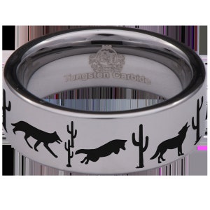 Coyote Canis Latrans Prairie Desert Brush Wolf American Jackal Tungsten ...