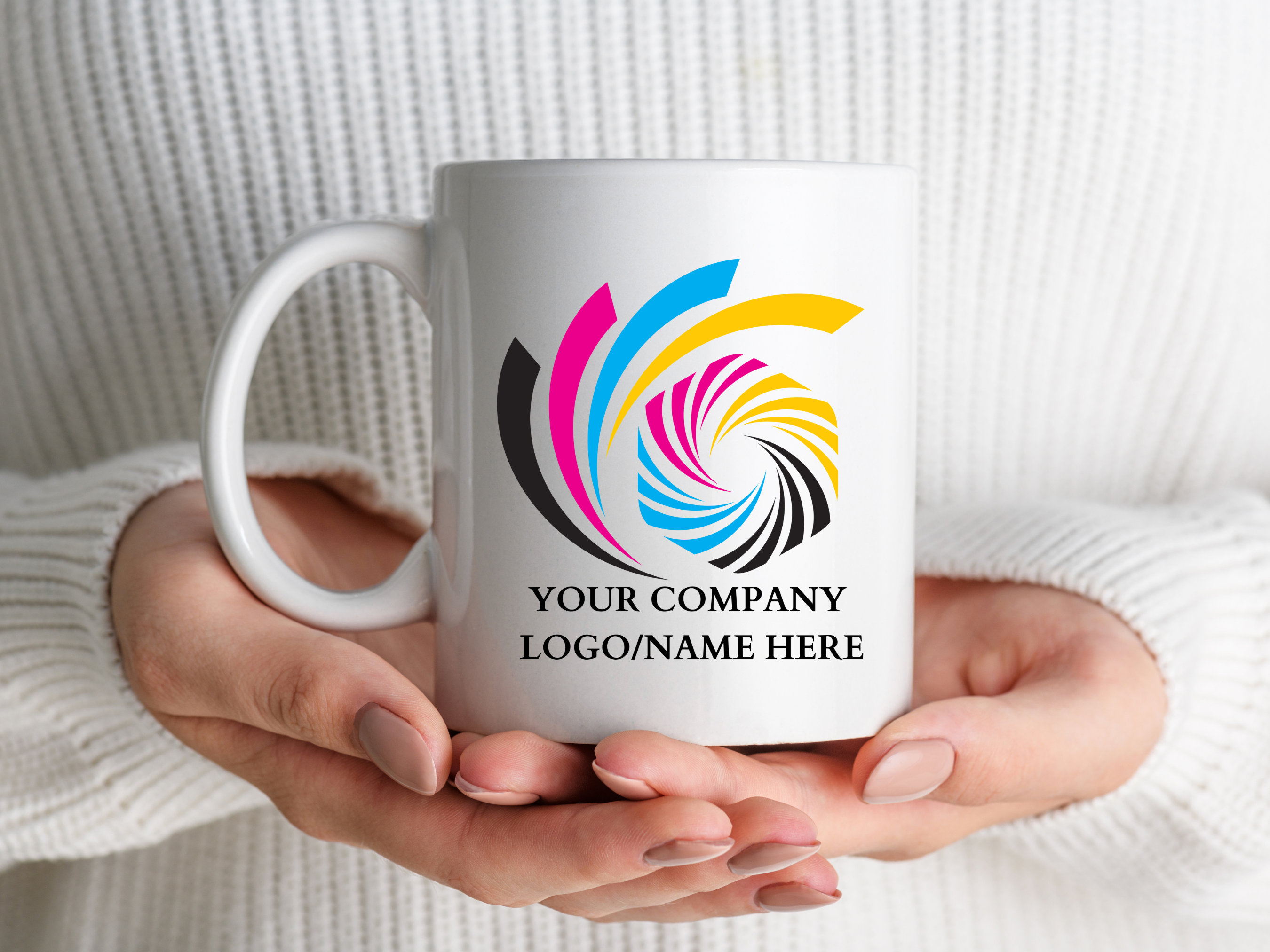 Company Logo Coffee Mug Custom Logo Coffee Cup Custom Mug Printed Mug ...